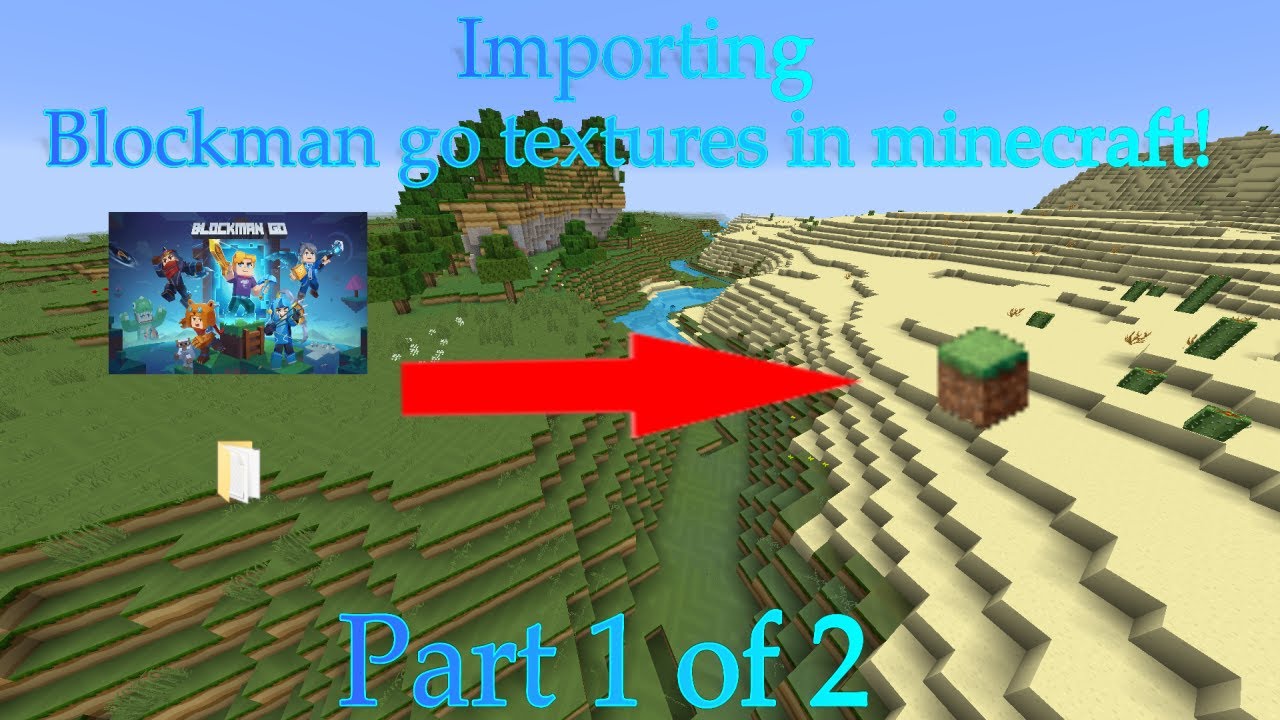 Importing Blockman go textures in minecraft! - YouTube