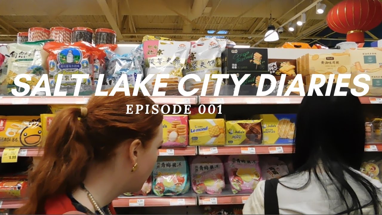 slc diaries: chinatown supermarket, reading fourth wing & more - YouTube