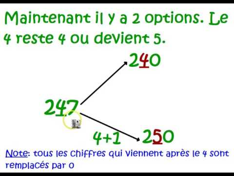 Mathématiques C M 2 : Comment arrondir les nombres entiers - YouTube