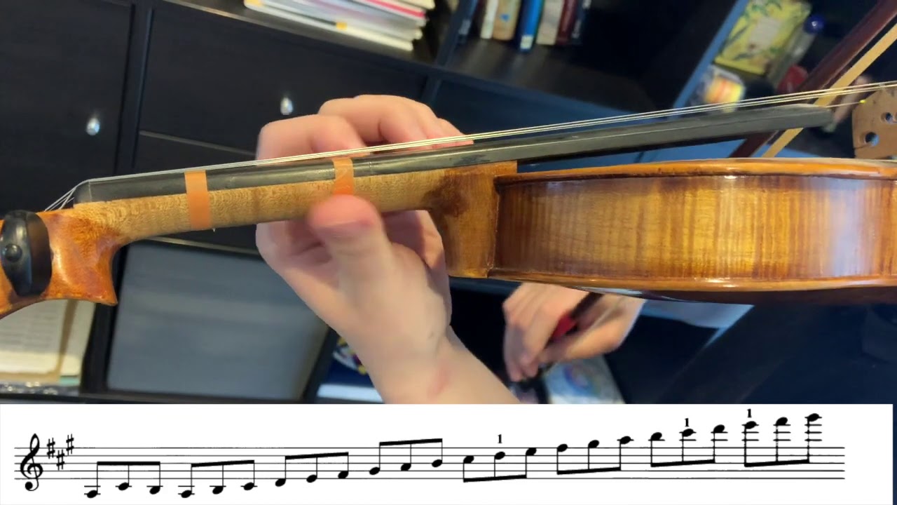 AMEB Violin 5th Grade 5.1 A major - YouTube