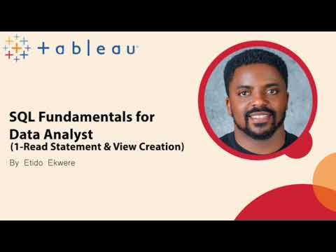 SQL Fundamentals for Data Analyst (1 - Read Statement & View Creation) - YouTube