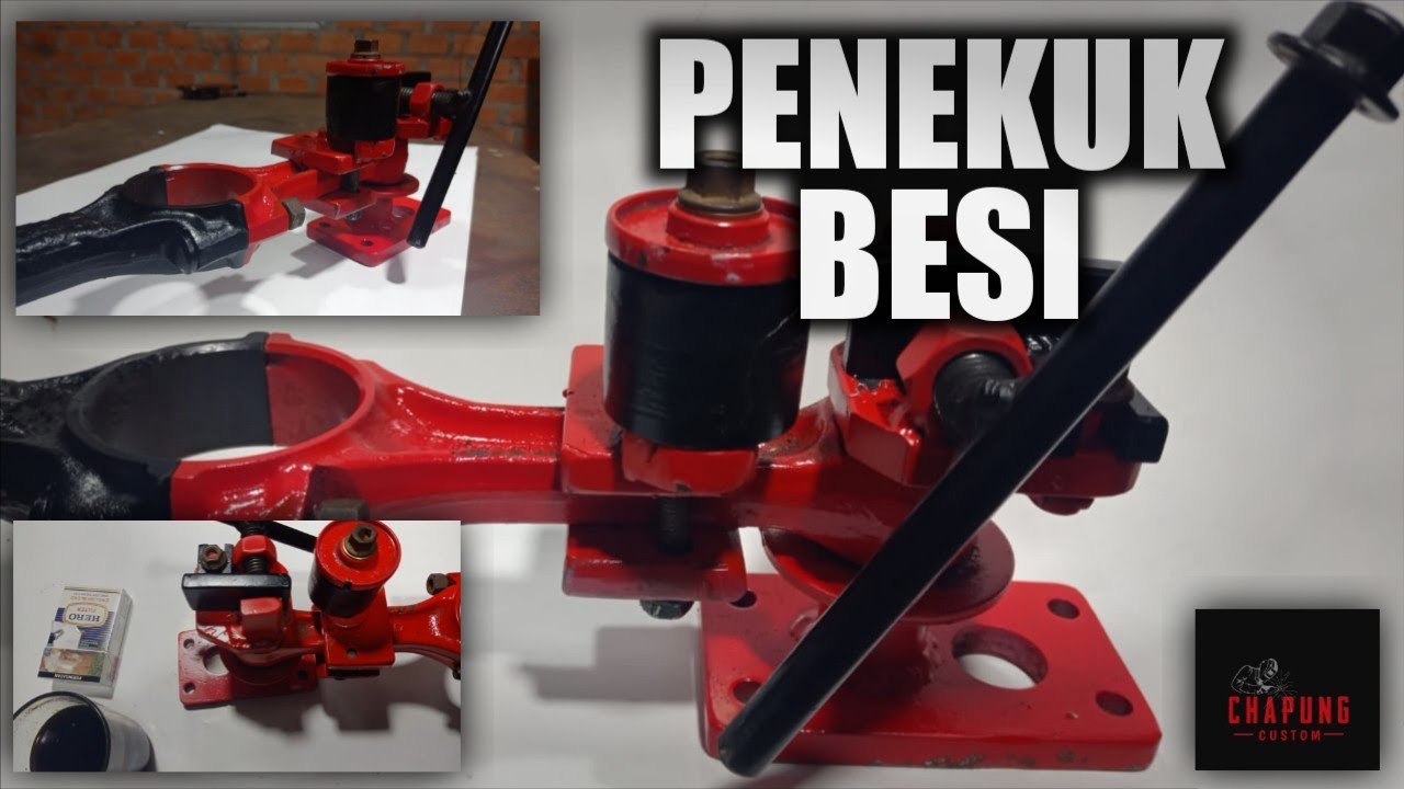 PROSES PEMBUATAN ALAT "PENEKUK BESI" BAHAN MUDAH DI CARI - YouTube