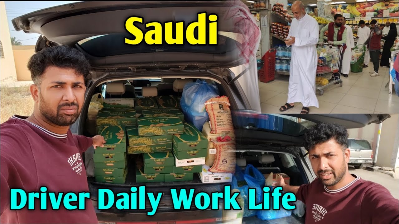 House driver daily work life | Saudi Arabia Job Life | Saudi driver job ...