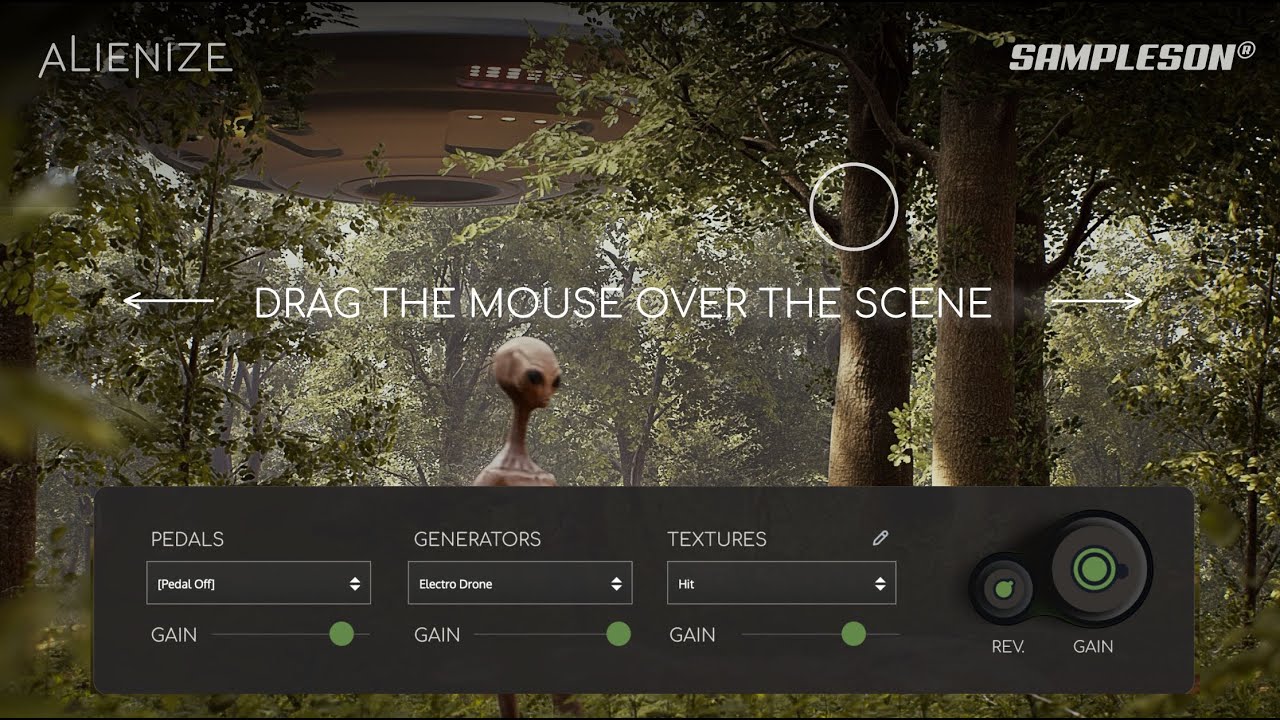 Alienize - Cinematic Instrument with mouse gestures. - YouTube