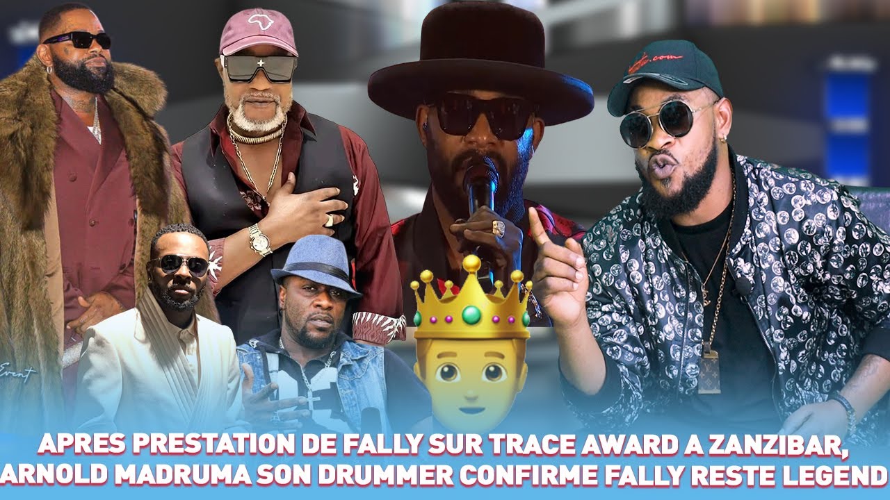 APRES PRESTATION DE FALLY SUR TRACE AWARD A ZANZIBAR,ARNOLD SON DRUMMER ...