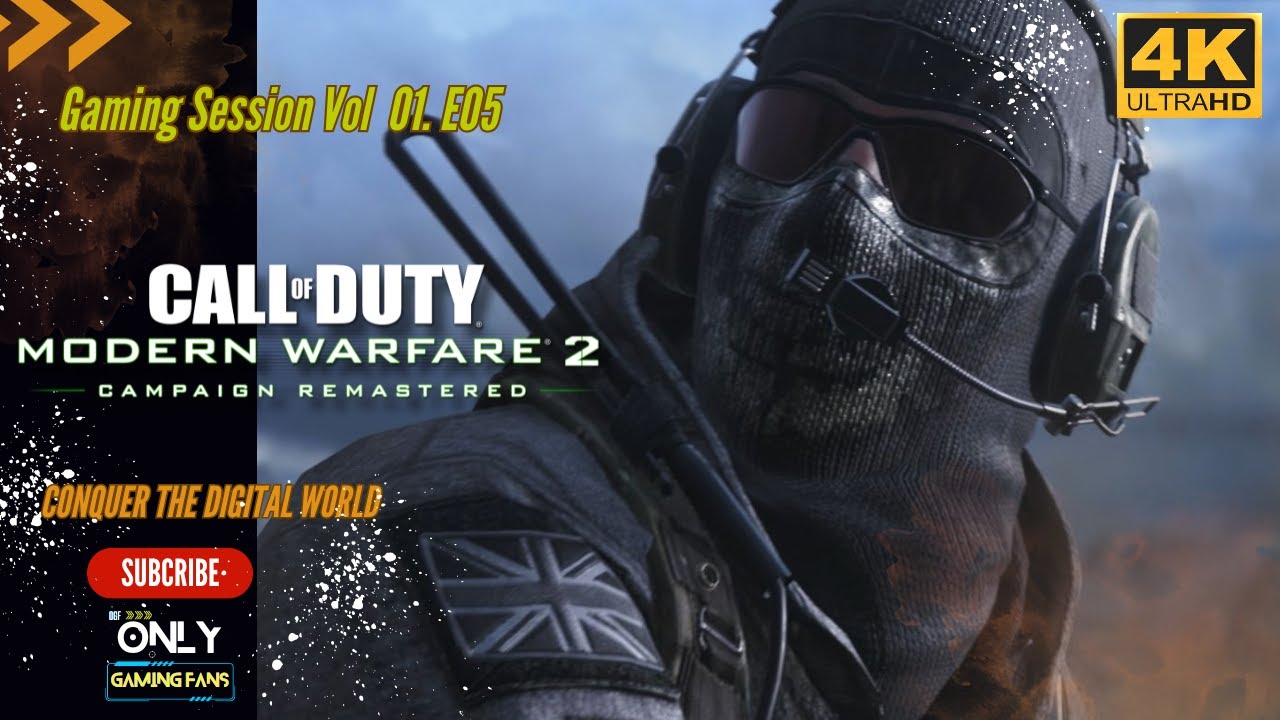 CALL OF DUTY MODERN WARFARE 2 REMASTERED Gameplay | Wolverines Mission ...