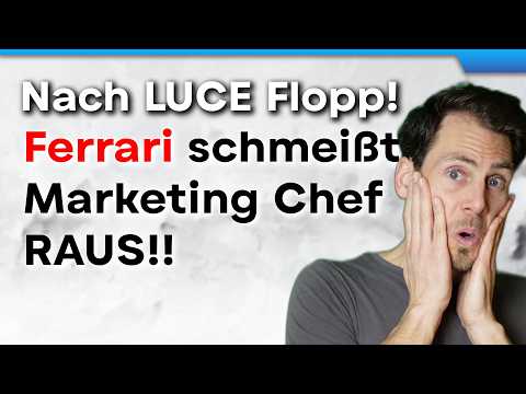 💥Ferrari feuert Marketing-Chef nach E-Auto-Desaster