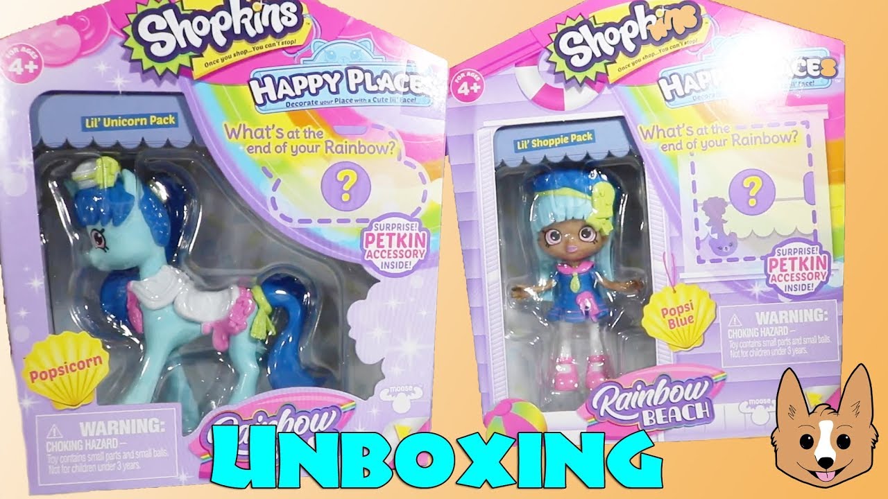 Popsicorn / Popsi Blue Unicorn Party Shopkins Birthday Surprise ...