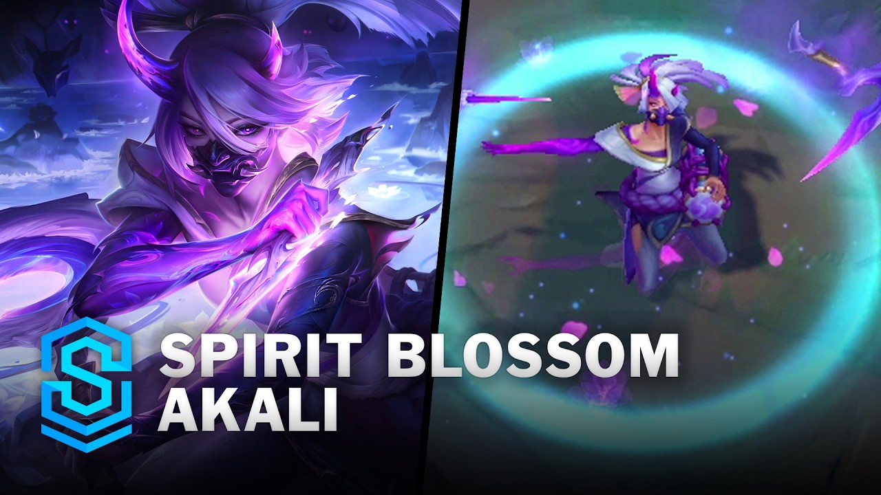 Spirit Blossom Akali Skin Spotlight - Pre-Release - PBE Preview ...