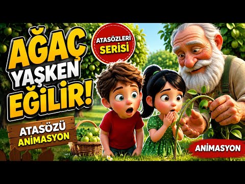 Atasözleri Animasyon Serisi: Ağaç Yaşken Eğilir #atasözleri #atasözü 