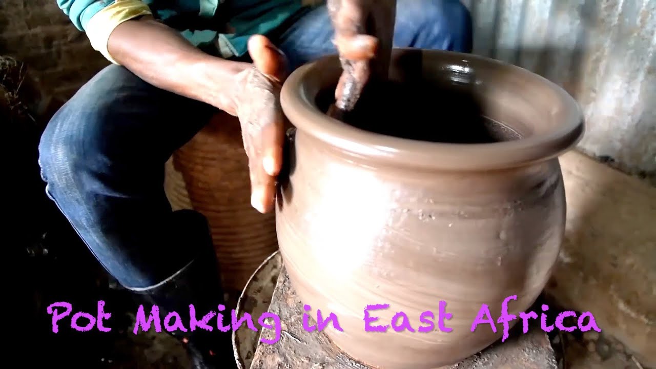Clay Pot making in Africa - YouTube