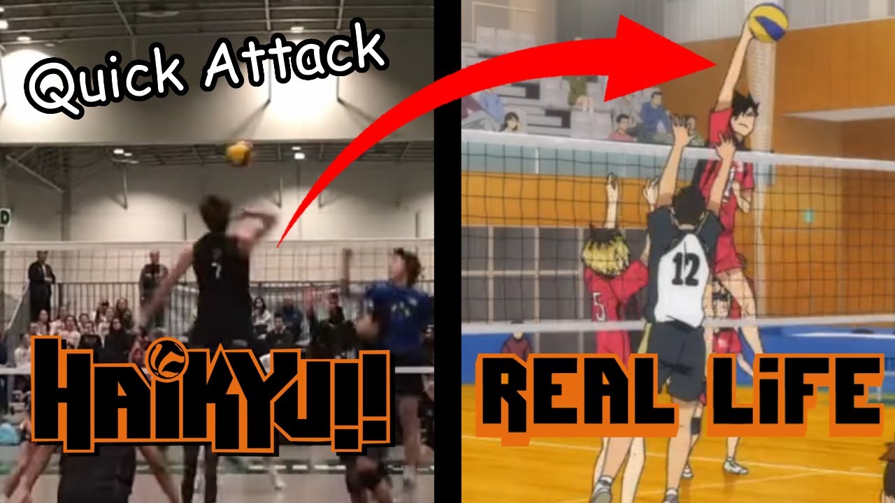 Haikyuu vs. Real Life | Quick Attack - YouTube