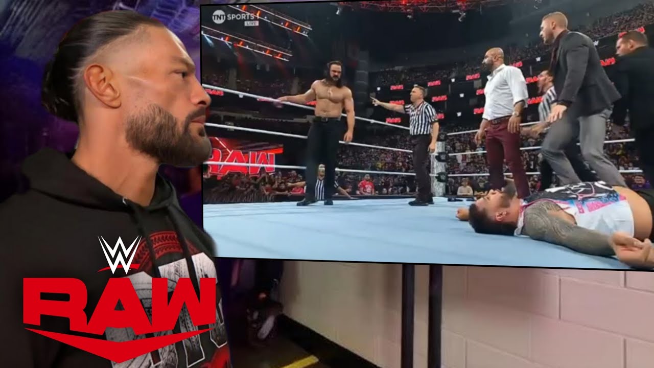 WTF🤯! Drew Mcintyre again Destroyed OG Bloodline Roman Reigns Angry WWE ...