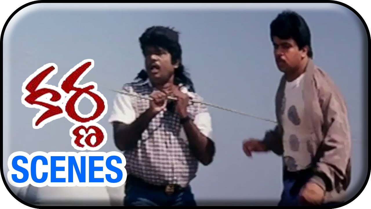 Karnaa Movie Scenes | Arjun & Goundamani Escaping From Police | Arjun ...