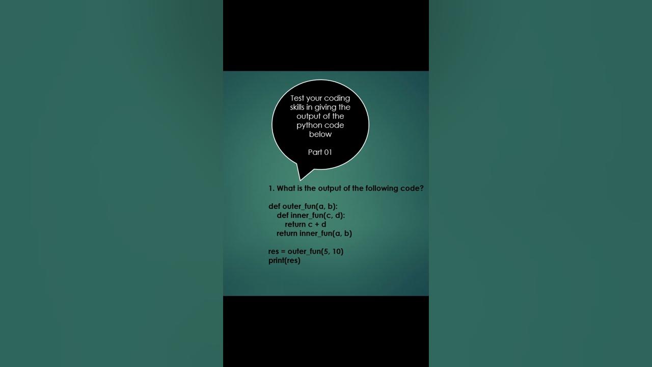 Python Programming quiz - EP1 | https://www.youtube.com/@CodeGlobal ...