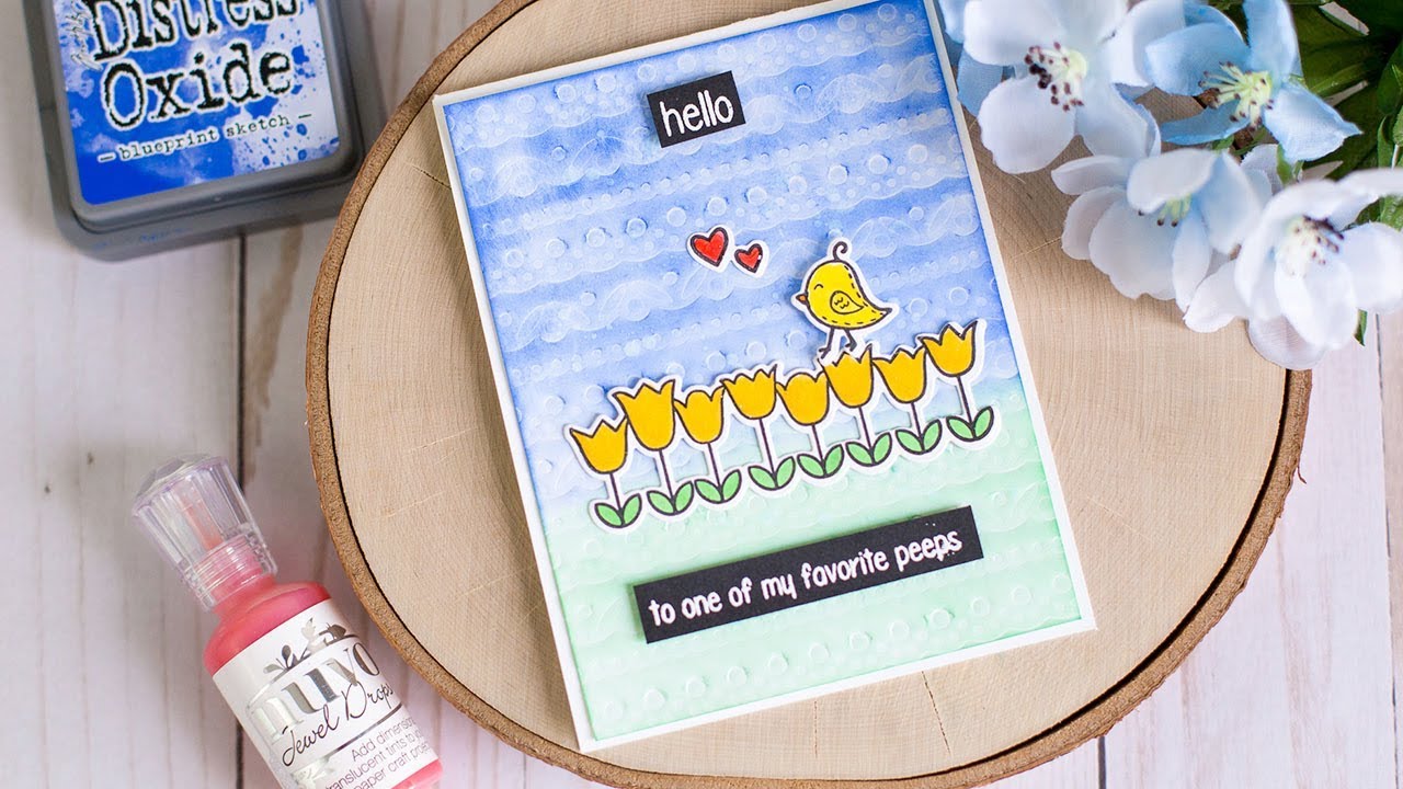 How to Emboss with Border Dies - YouTube