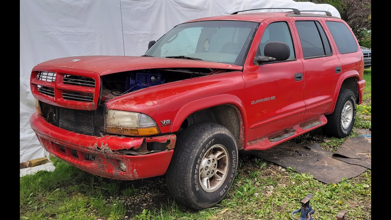 1999 Dodge Durango SLT abandoned for 14 years | Part 2 - YouTube