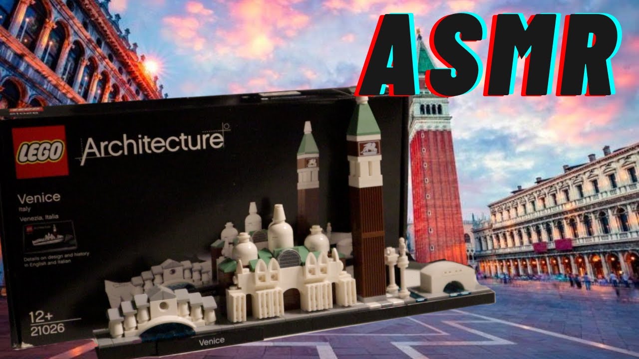ASMR | Lego architecture Venice Build | Long and Relaxing - YouTube