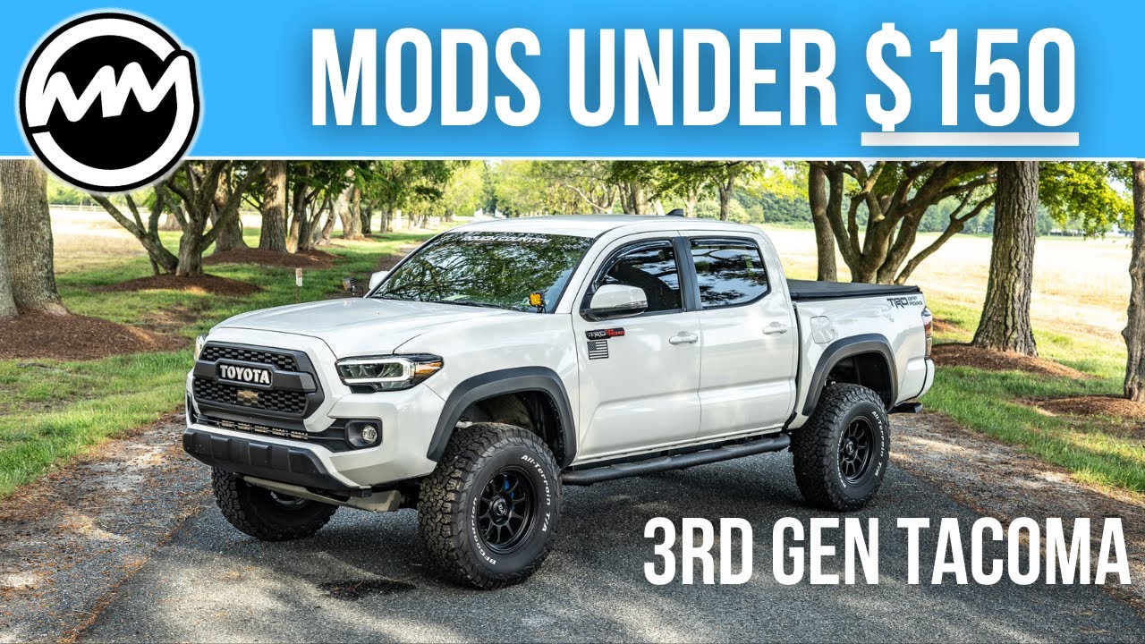 Top CHEAP Mods For 2016+ Toyota Tacoma! - YouTube