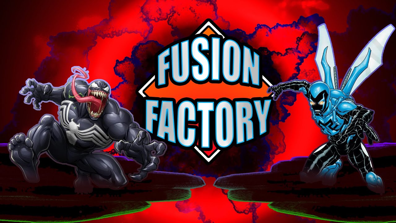 Venom Fuses With Blue Beetle | Fusion Factory | Marvel | DC comics ...