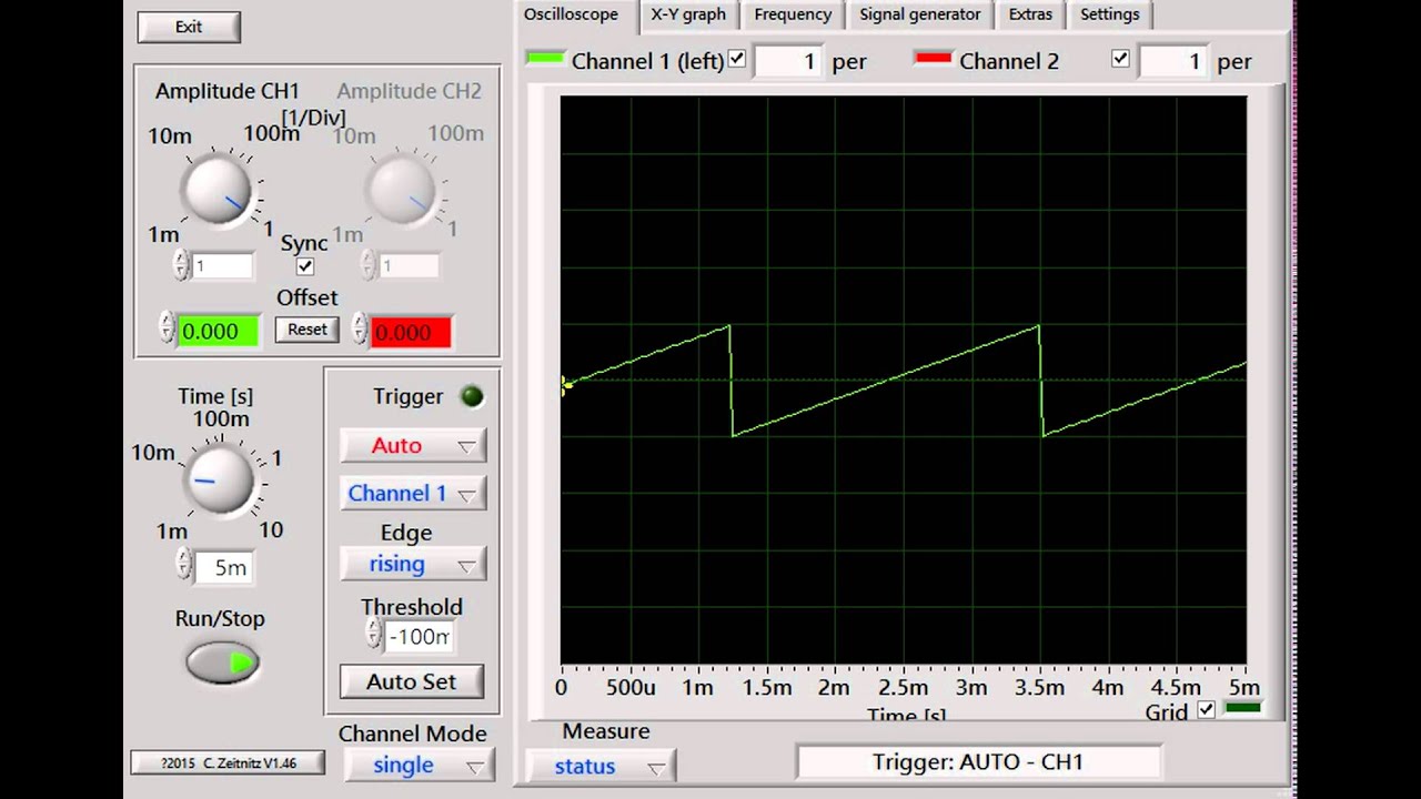Sawtooth Wave Sound at 440 Hz - YouTube