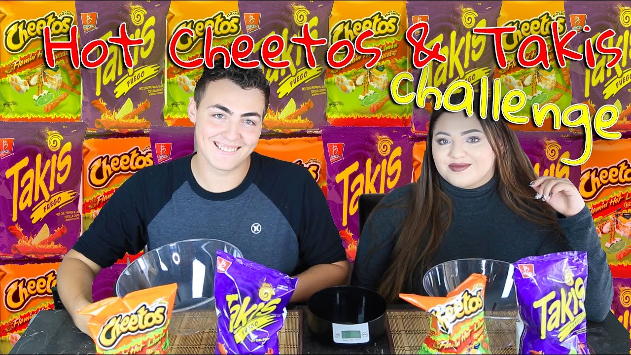 Flaming Hot Cheetos and Takis Challenge - YouTube