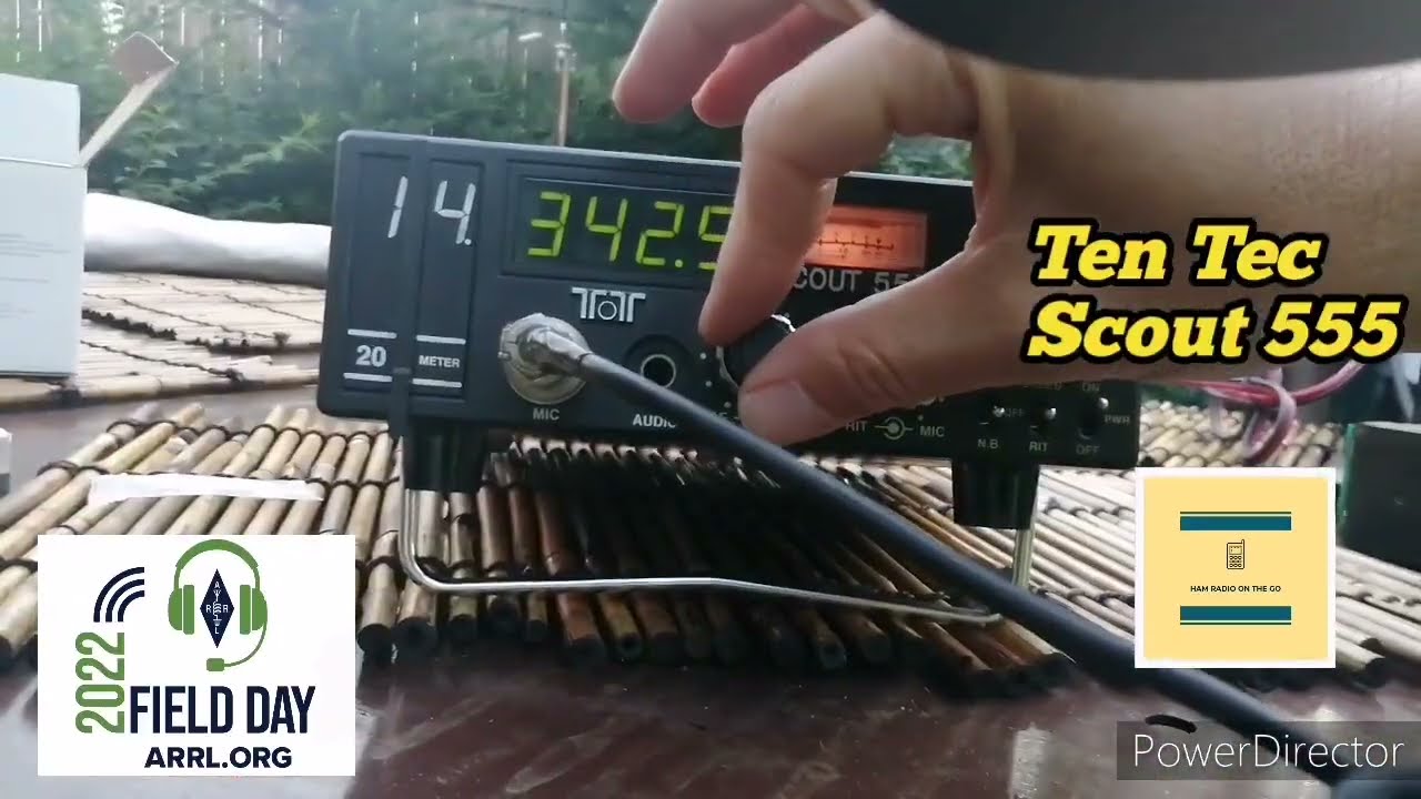 ARRL Field Day 2022. Ten Tec Scout 555 attempting to operate 1B QRP ...