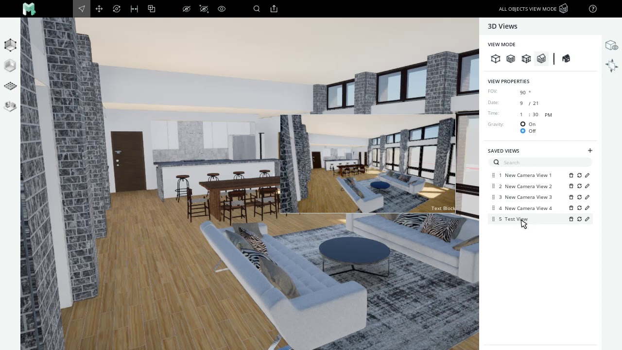 Modumate Tutorials Ch.5 Instant Documents Save/Update/Rename 3D Views ...