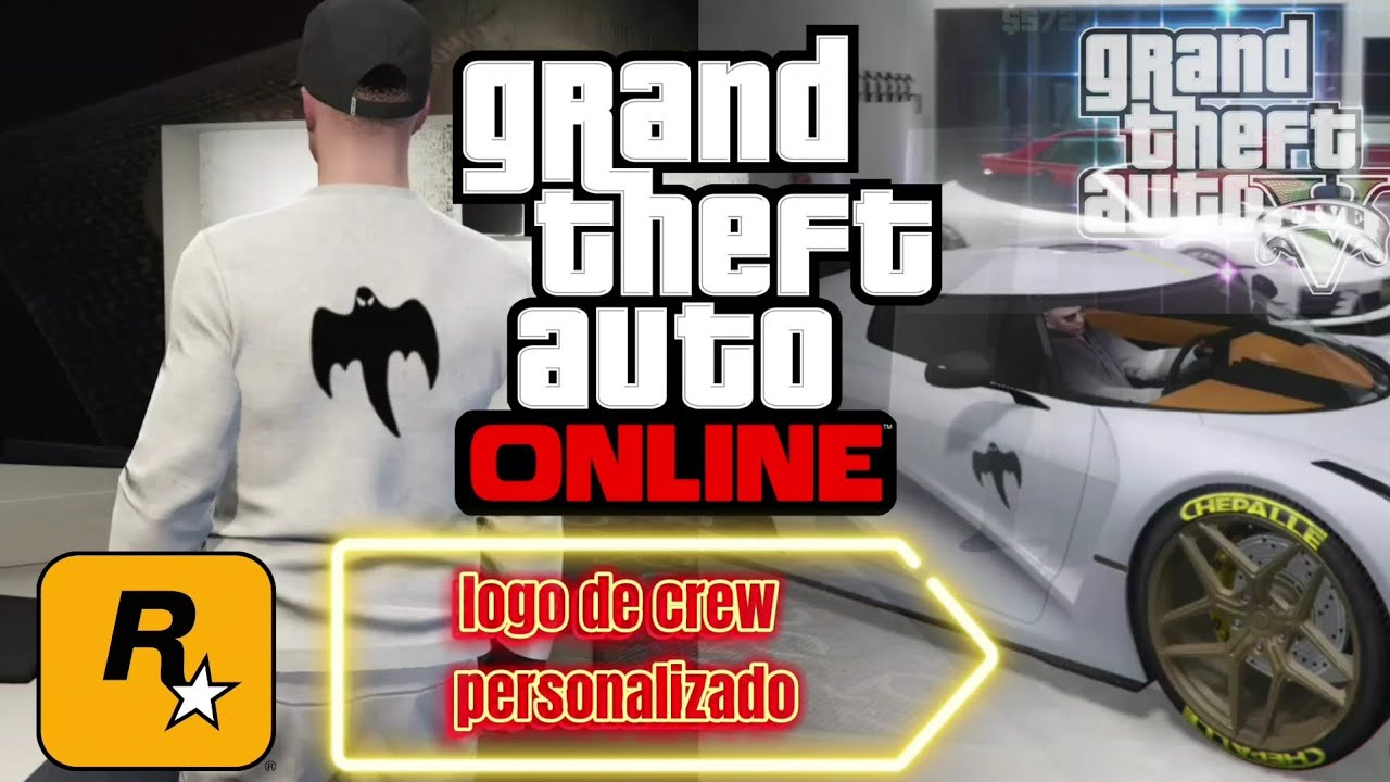 COMO SUBIR Y CREAR CUALQUIER EMBLEMA DE CREW EN GTA V online SIN ...