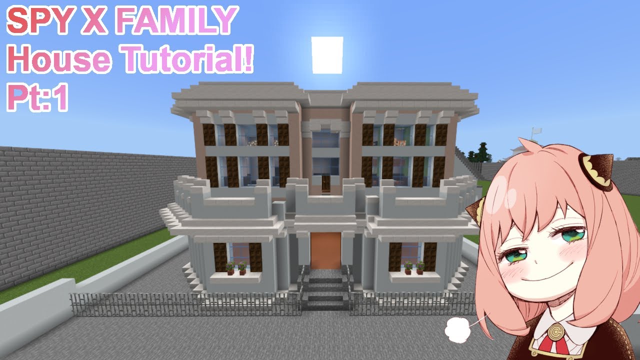 Minecraft Tutorial!: Spy x Family House! PT:1 **Anime Builds** 4K - YouTube