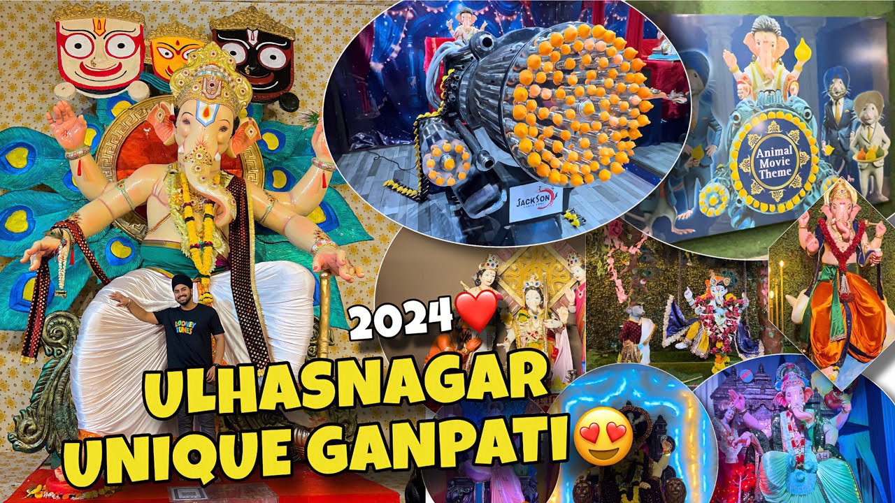 Ulhasnagar Ganpati Darshan 2024⭐️ - YouTube
