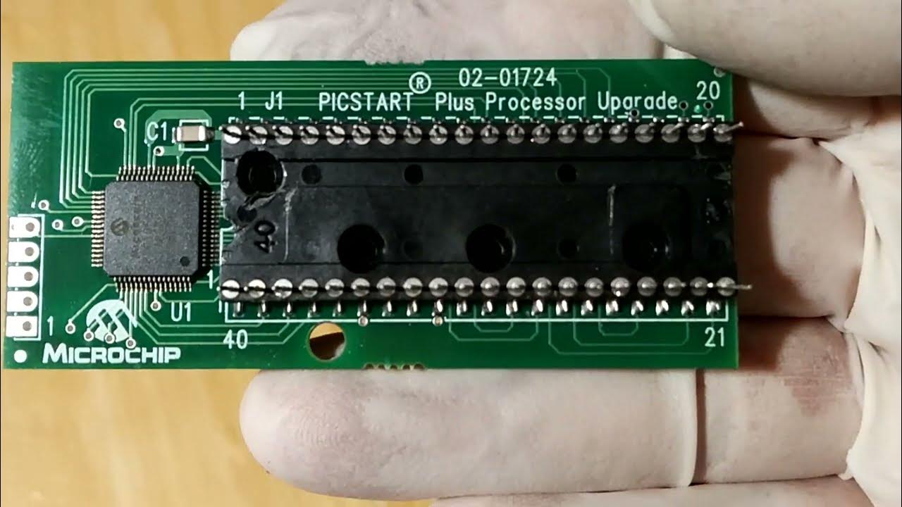 MICROCHIP PICSTART PLUS Programmer - How to Install Processor UPgrade KIT / UK003010 - YouTube