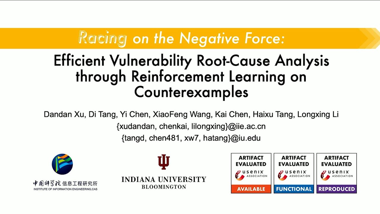 USENIX Security '24 - Racing on the Negative Force: Efficient ...