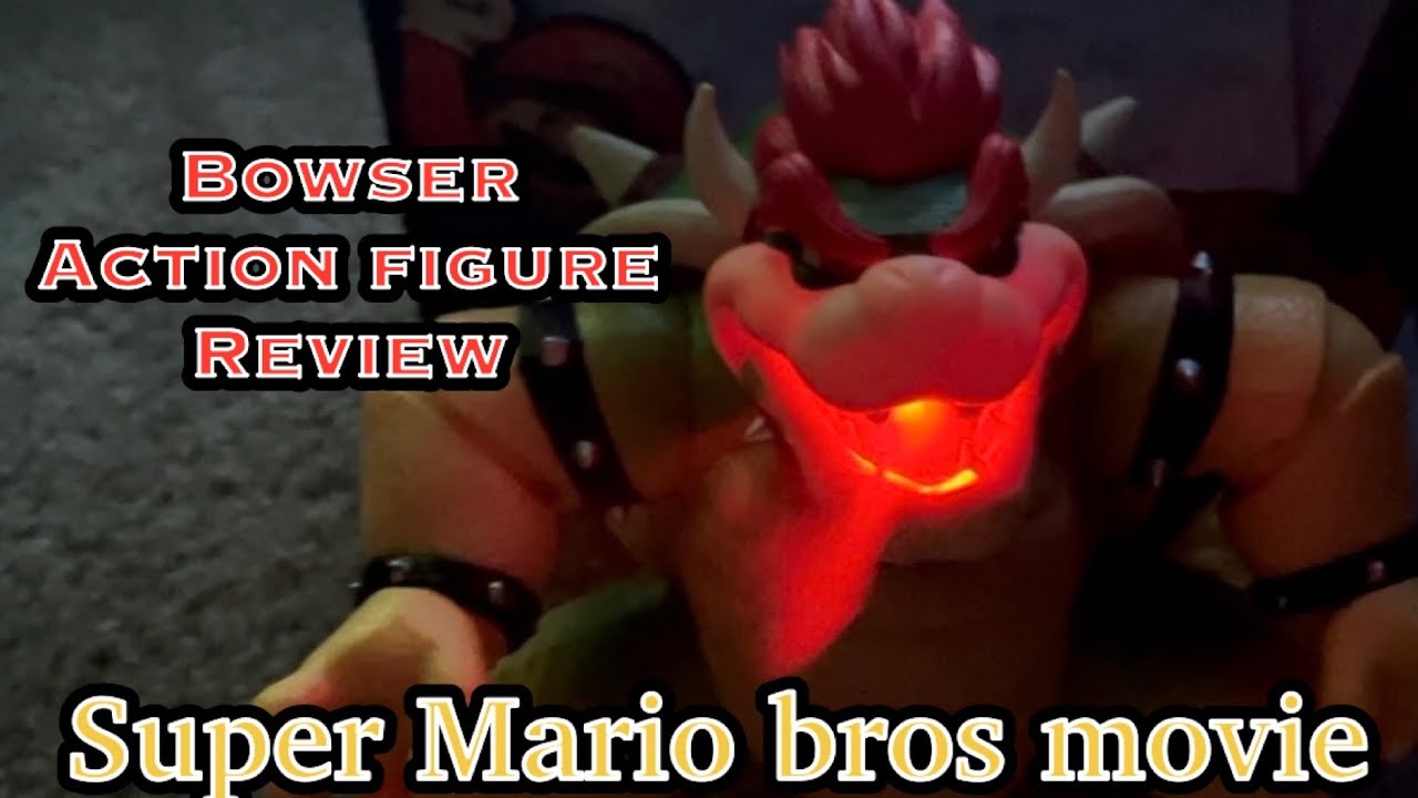 Bowser figure review unboxing Mario bros movie - YouTube