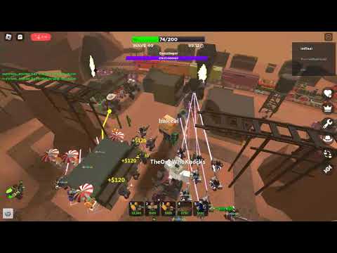 Roblox TDS Badlands Boss Fight - YouTube