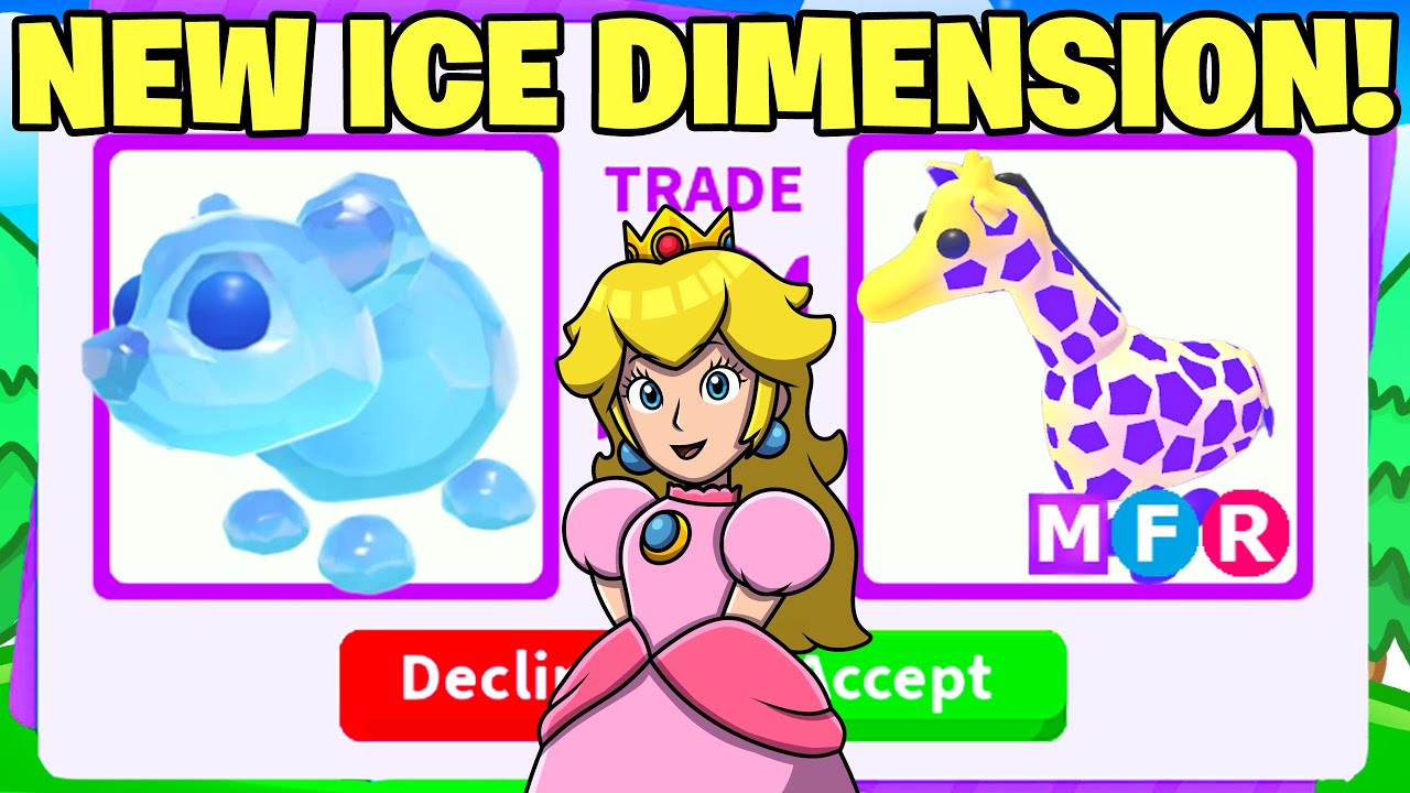 NEW ICE DIMENSION IN ADOPT ME - YouTube
