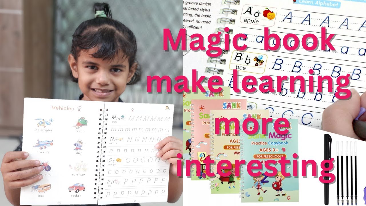 Hot selling kindergarten children magic groove English practice ...