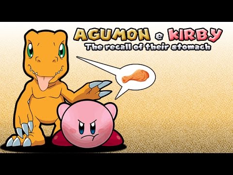 MUGEN VORE - Agumon e Kirby: The recall of their stomach