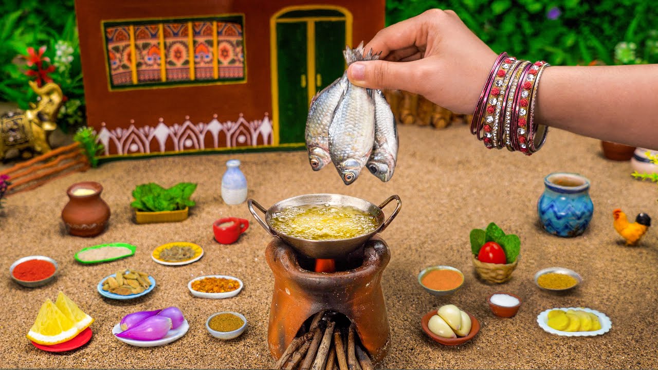 Miniature Lahori Fish Fry | Masala Fish Fry Recipe | Tiny Foodkey | How ...