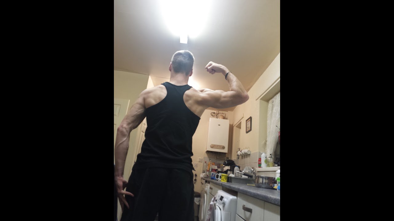 arms straight out tensing - YouTube