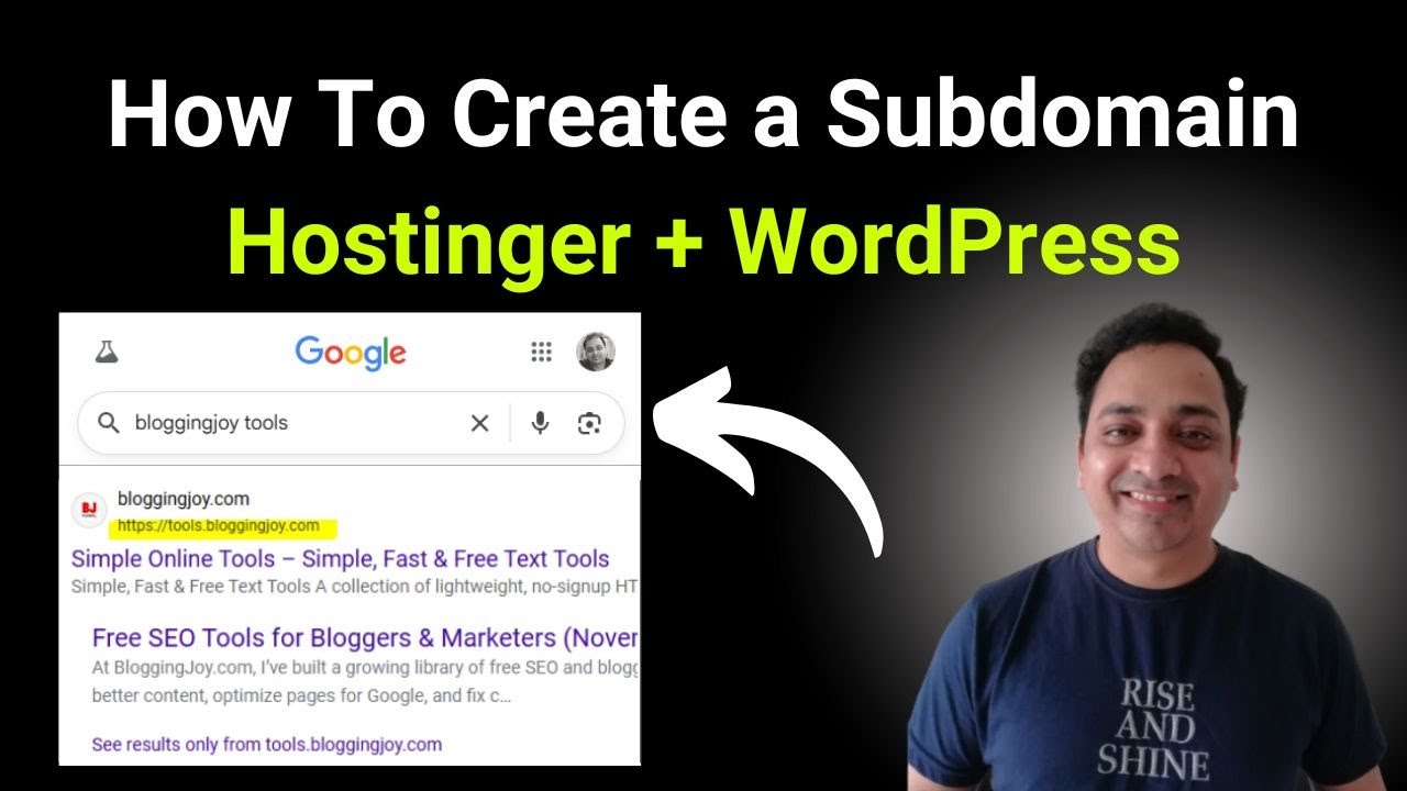 How to create a subdomain and install WordPress in Hostinger (Step by Step Tutorial 2026) - YouTube