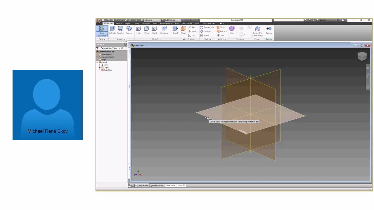 Tegning og konstruktion i parametrisk Cad dag 4 Del 1 - YouTube