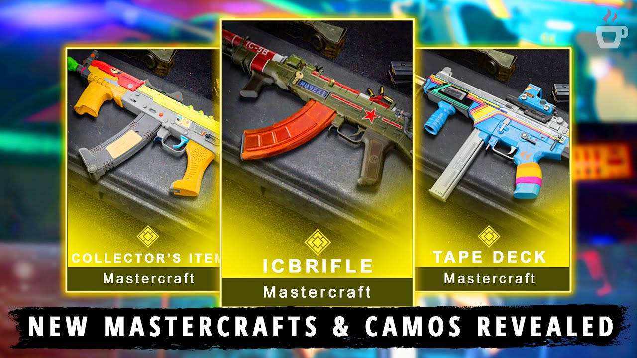 5 New MASTERCRAFT CAMOS Leaked... (Black Ops Cold War Warzone) - YouTube