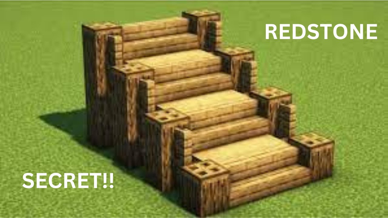 How to build a secret stair base in Minecraft - YouTube