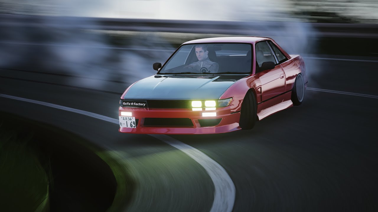 Nissan S13 Drifting Down Nagao Touge | Assetto Corsa - YouTube