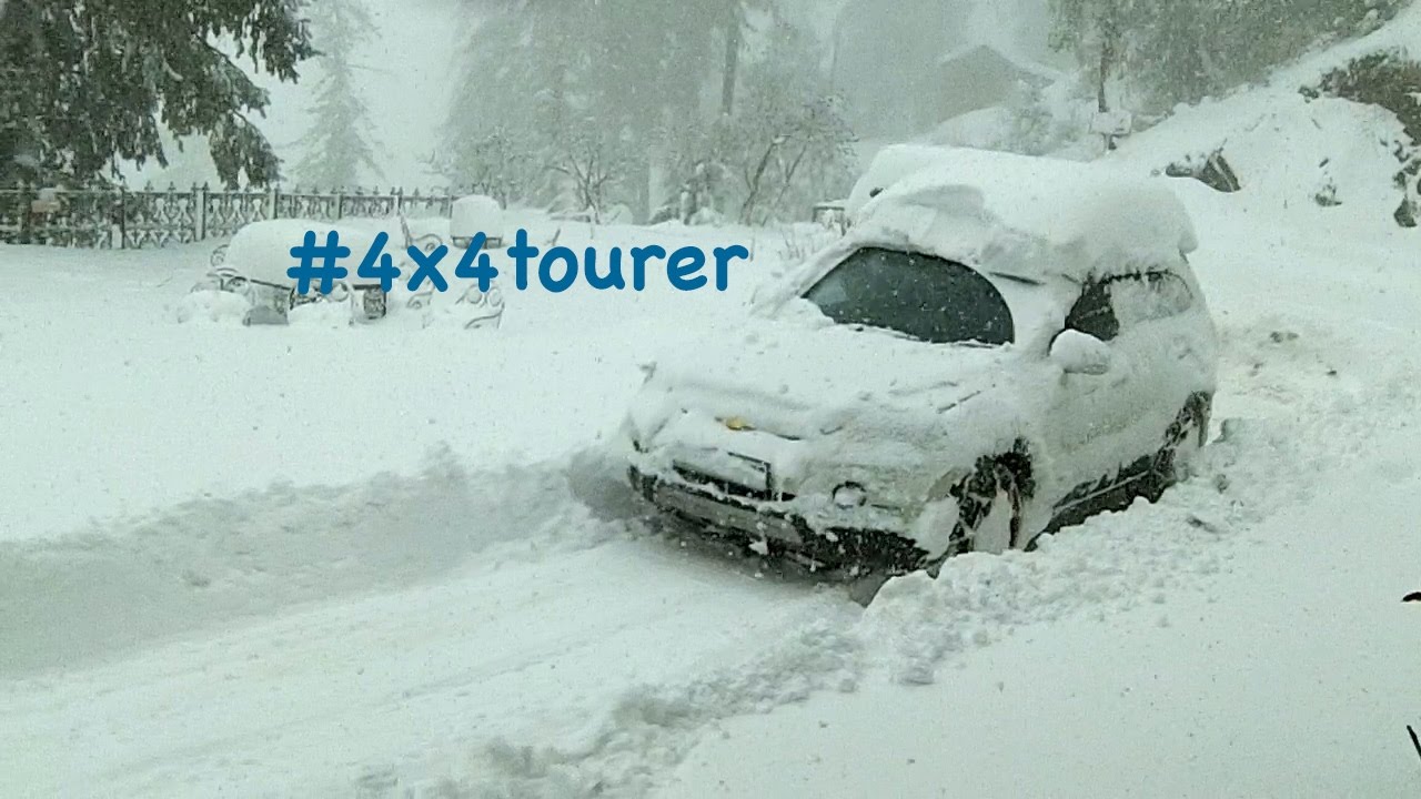 Testing Snow Chains in Deep Snow - YouTube