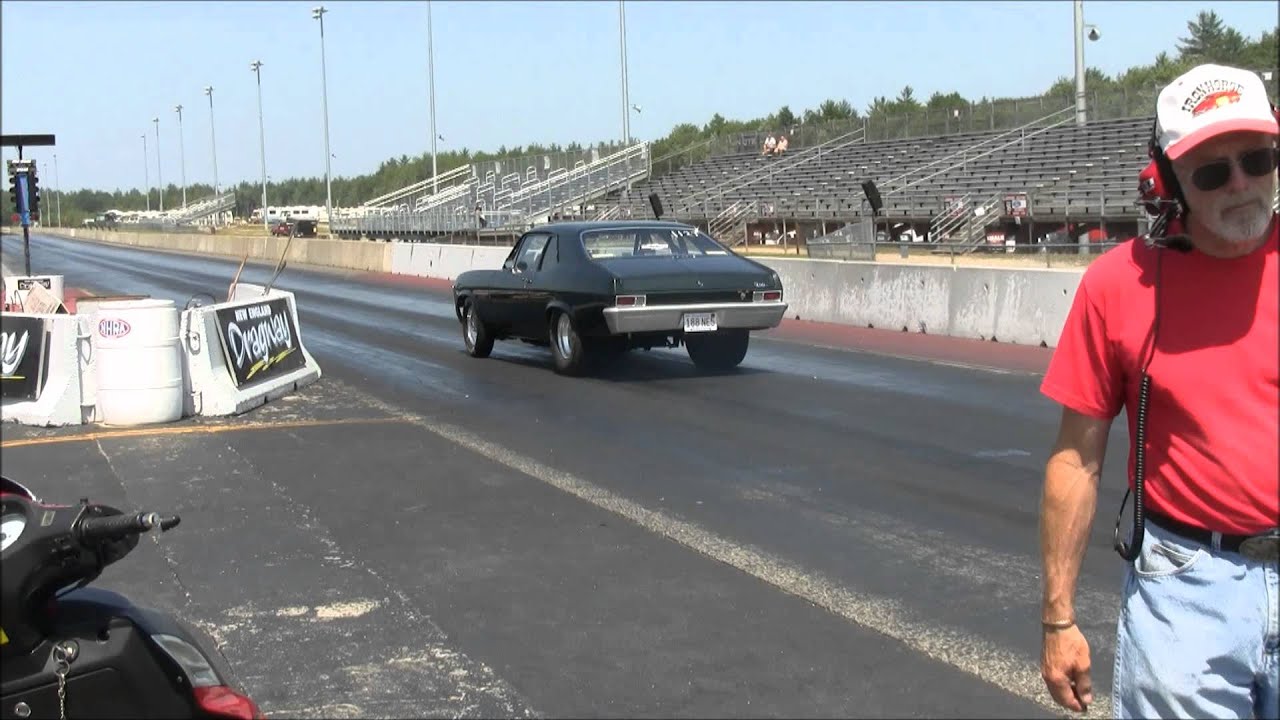 10 second Nova drag Race - New England Dragway Track Rental 6/20/12 ...