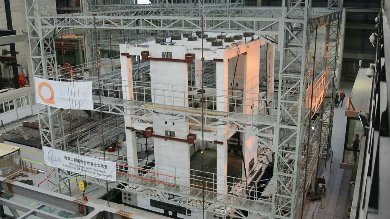 Low-damage concrete building earthquake test: Test 25 NET - YouTube