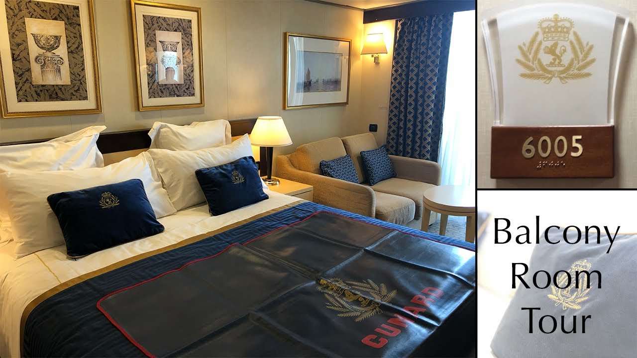 Cunard’s Queen Victoria Balcony Stateroom Tour | Aussie and the Brit ...