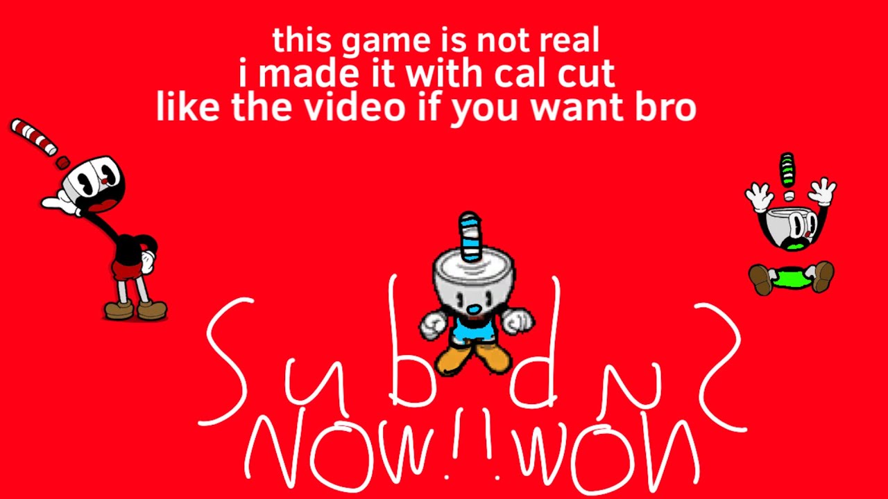 Fake cuphead game ( for some reason ) - YouTube